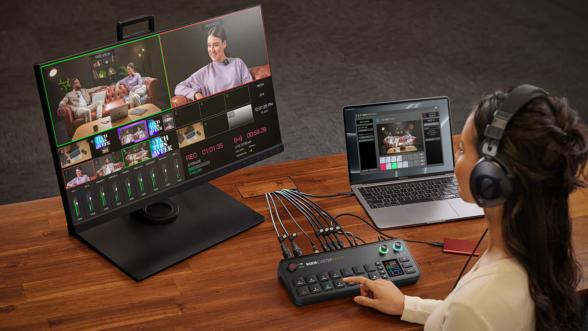 Rode представя компактна конзола за аудио-визуални продукции RODECaster ...